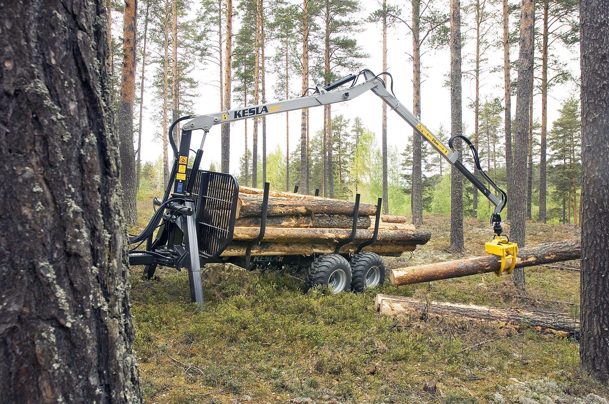 Skogskran Kesla 202T - Akershus Traktor