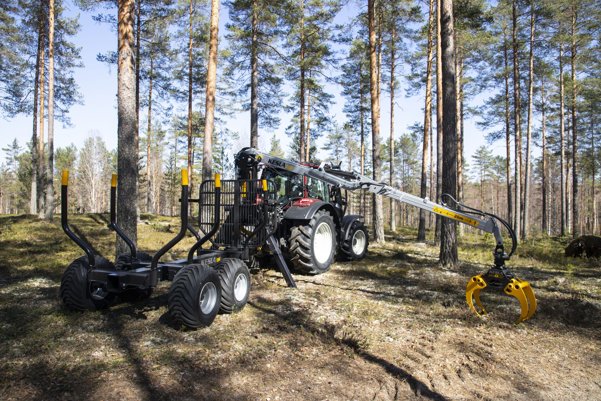 Skogskran Kesla 203T - Akershus Traktor