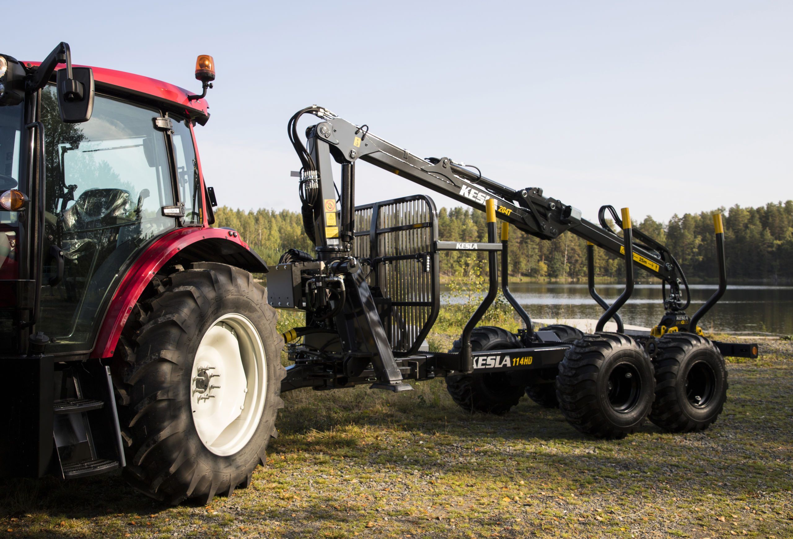 Skogskran Kesla 204T - Akershus Traktor